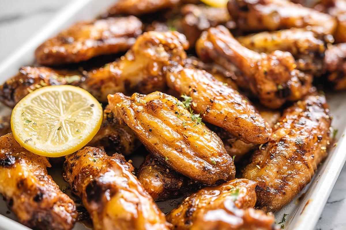 The Easiest Lemon Pepper Wing Sauce - 5-Min Recipe - Savoring Dish